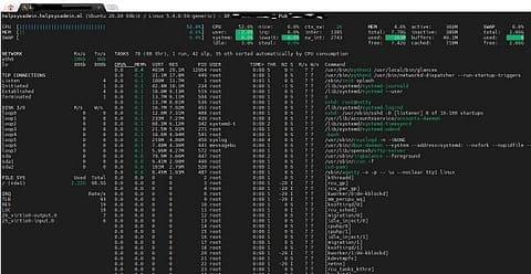 Como instalar Glances para monitorar o servidor - Blog HelpSysAdmin