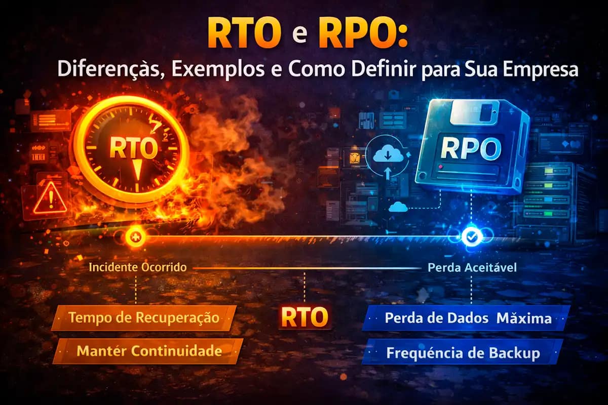 RTO e RPO: Diferenças, Exemplos e Como Definir para Sua Empresa